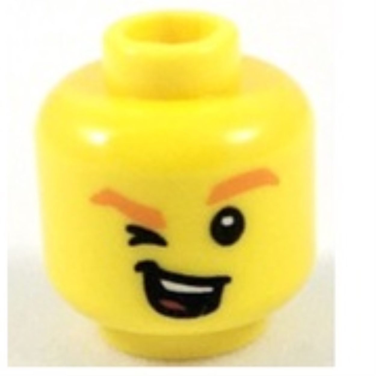 Lego Minifigure Head - Yellow Male Single Print | Lazada PH