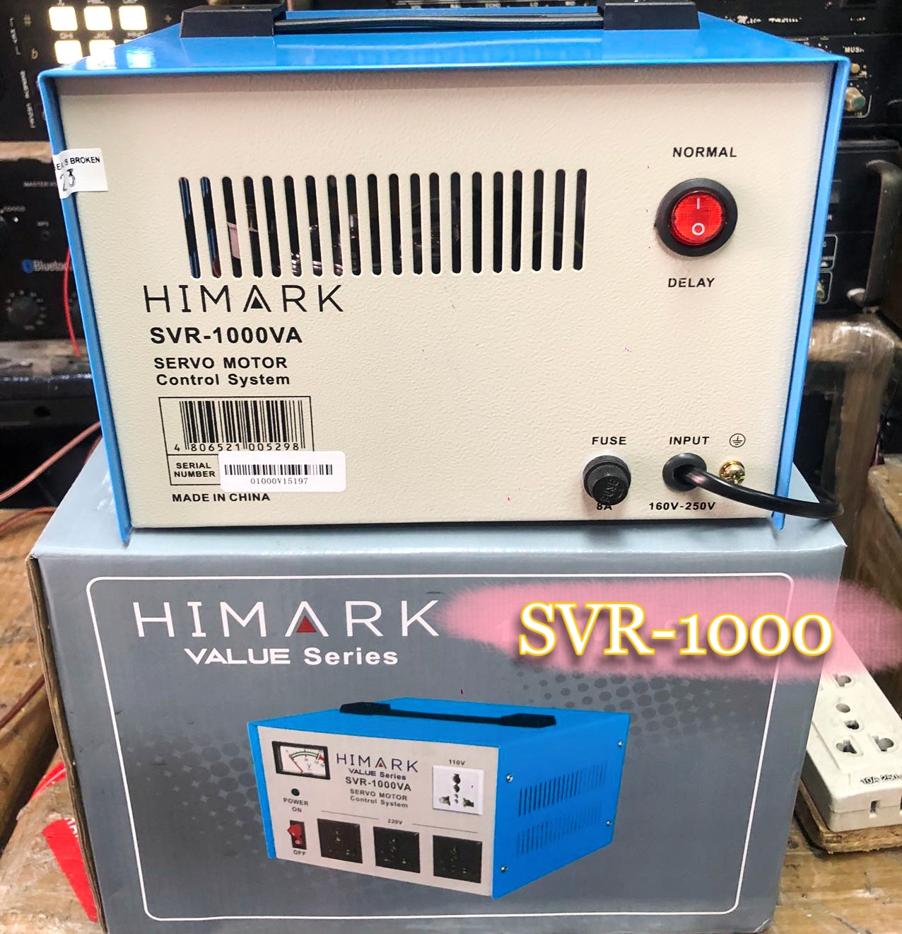 100% Himark SVR-2000VA AVR Servo Motor Type Automatic Voltage Regulator ...