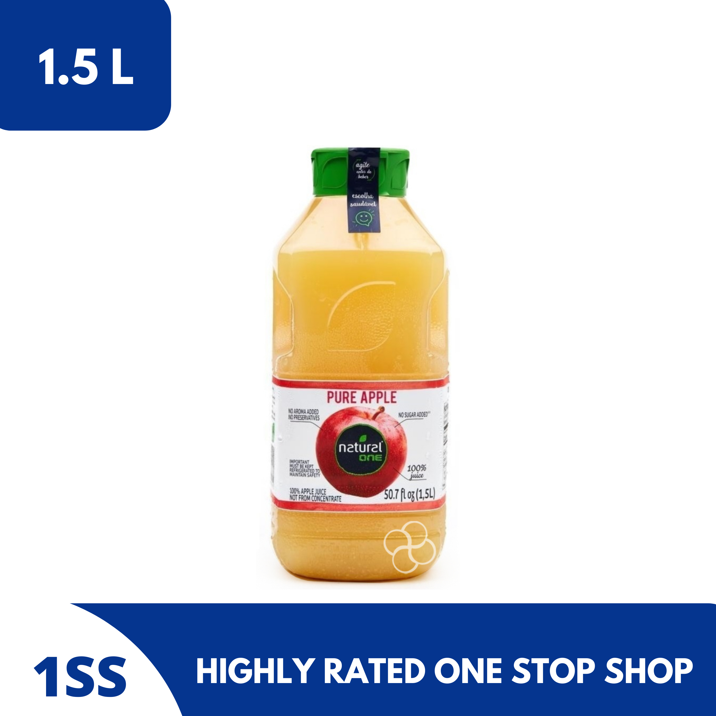 Natural One Pure Apple Juice, 1.5L | Lazada PH
