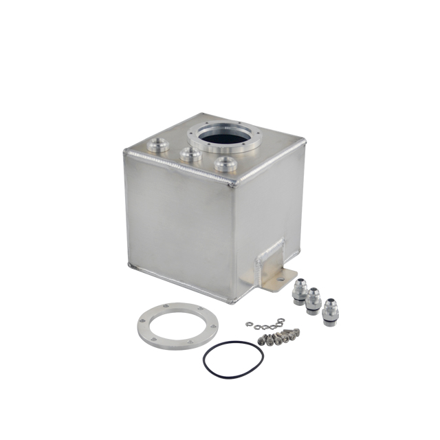 VR RACING - AN6 2L ALUMINUM BILLET ALUMINUM FUEL SURGE TANK AN6 SURGE ...