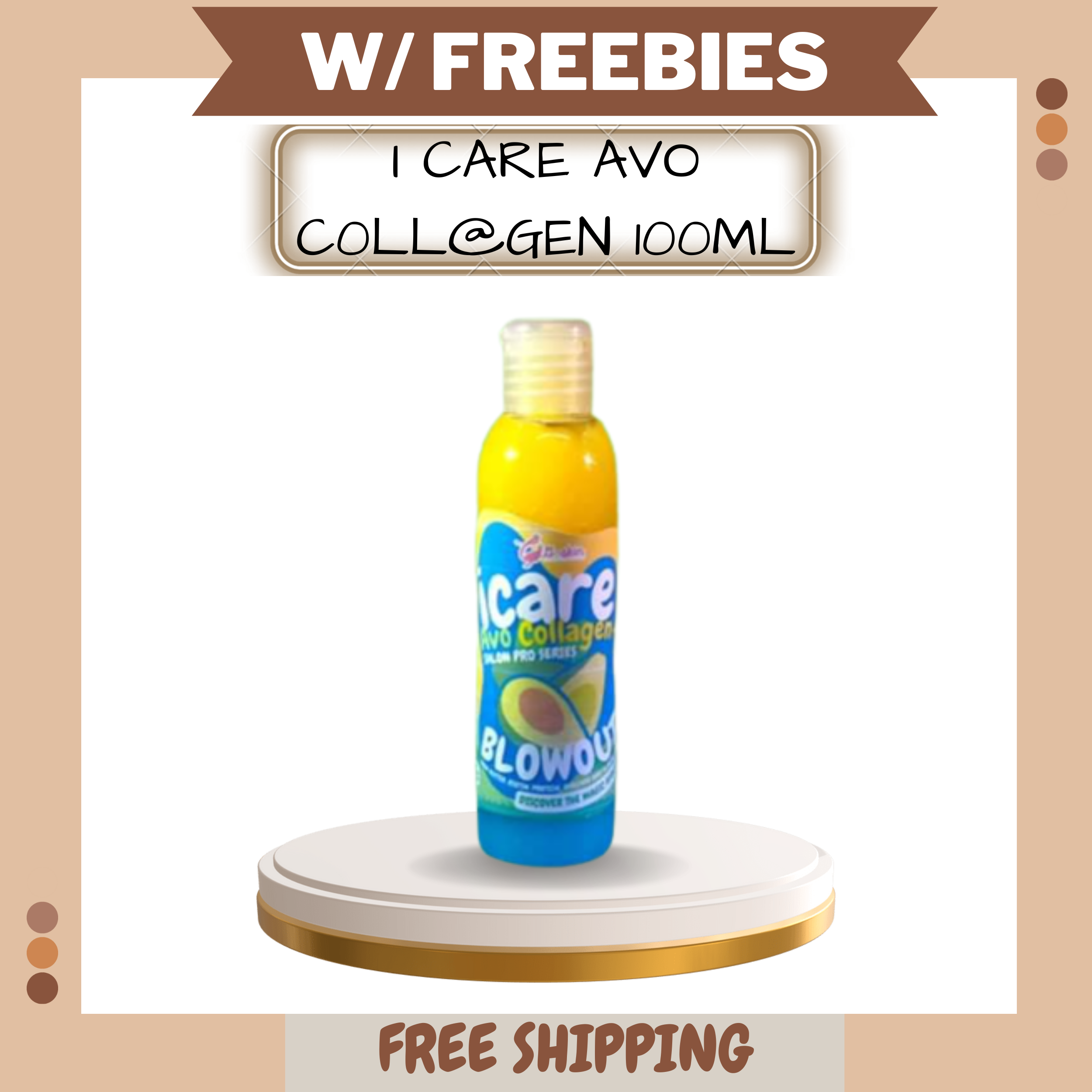 【With FREEBIES】 I Care Avo Collagen Blow Out Salon 100ml Pro Series ...