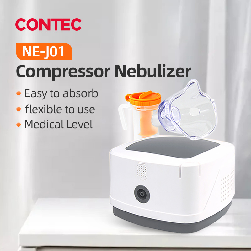 CONTEC NE-J01 Portable Mesh Nebulizer Machine Respiratory Therapy ...