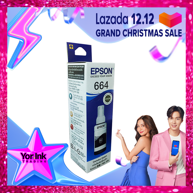 Epson 664 Black Original ink bottle 70ml | Lazada PH