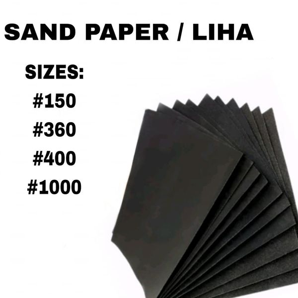 SAND PAPER / LIHA #150 / #360 / #400 / #1000 | Lazada PH