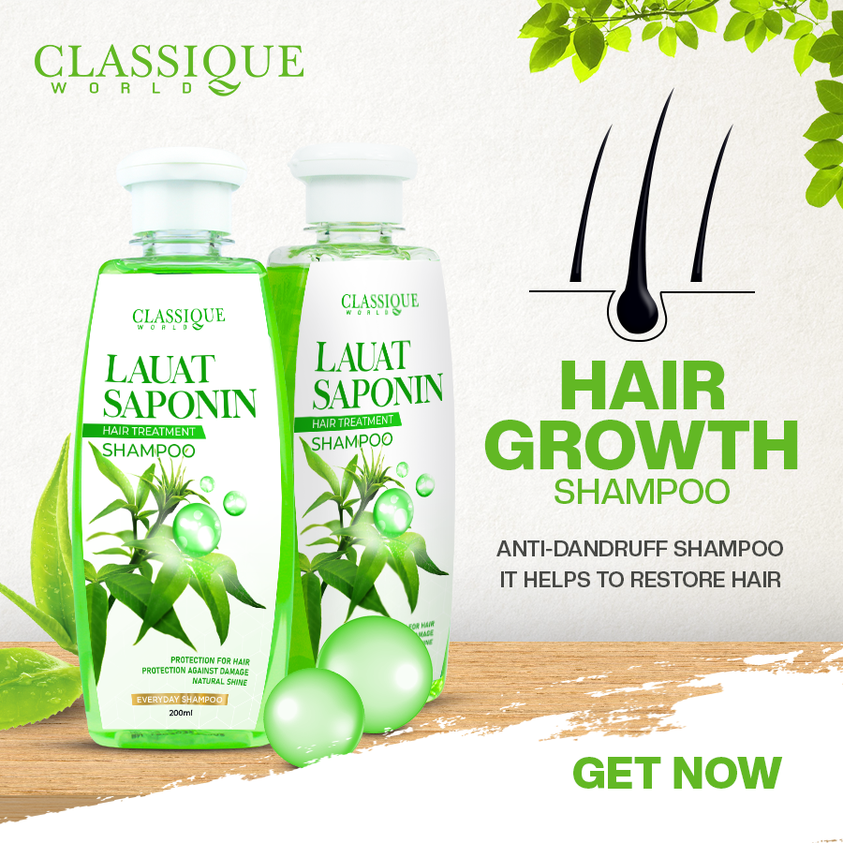 Lauat Shampoo hair loss | Shampoo hair treatment | Lauat Saponin ...