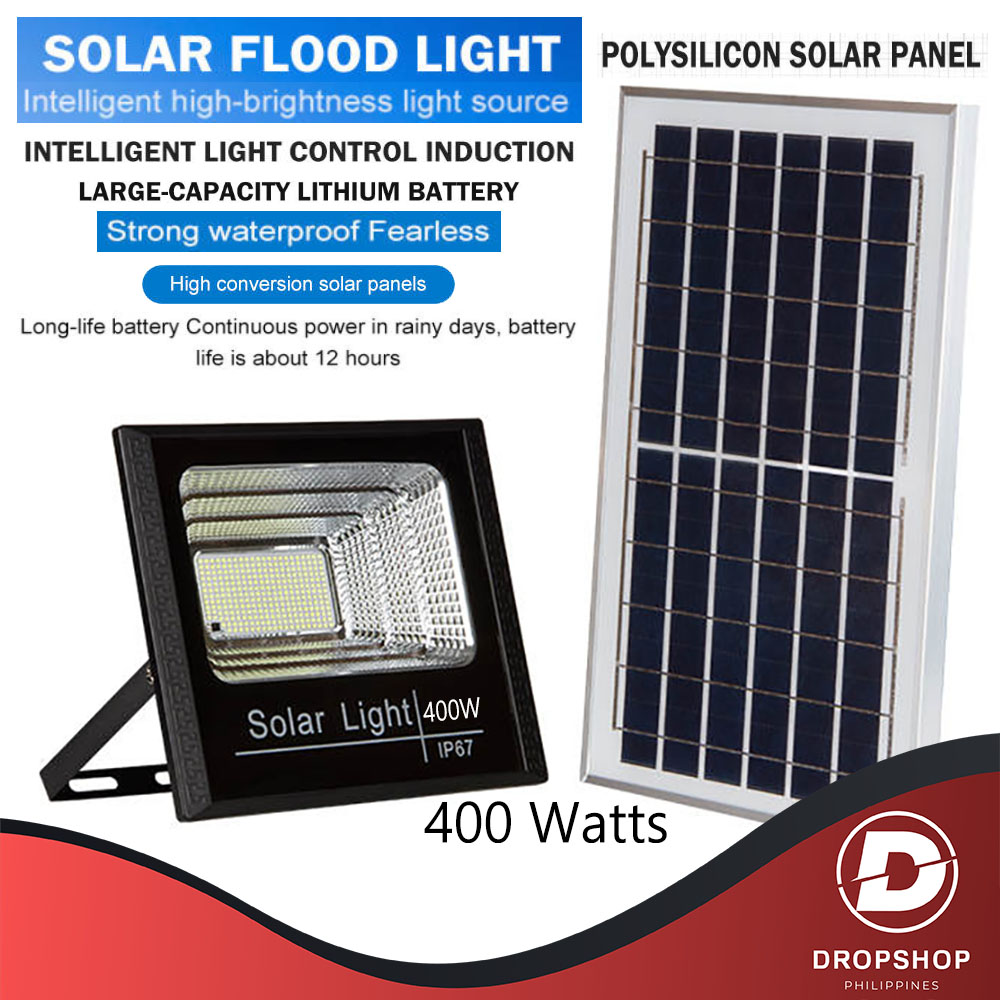 DP Waterproof High Power Solar Flood Light - 400 WATTS | Lazada PH