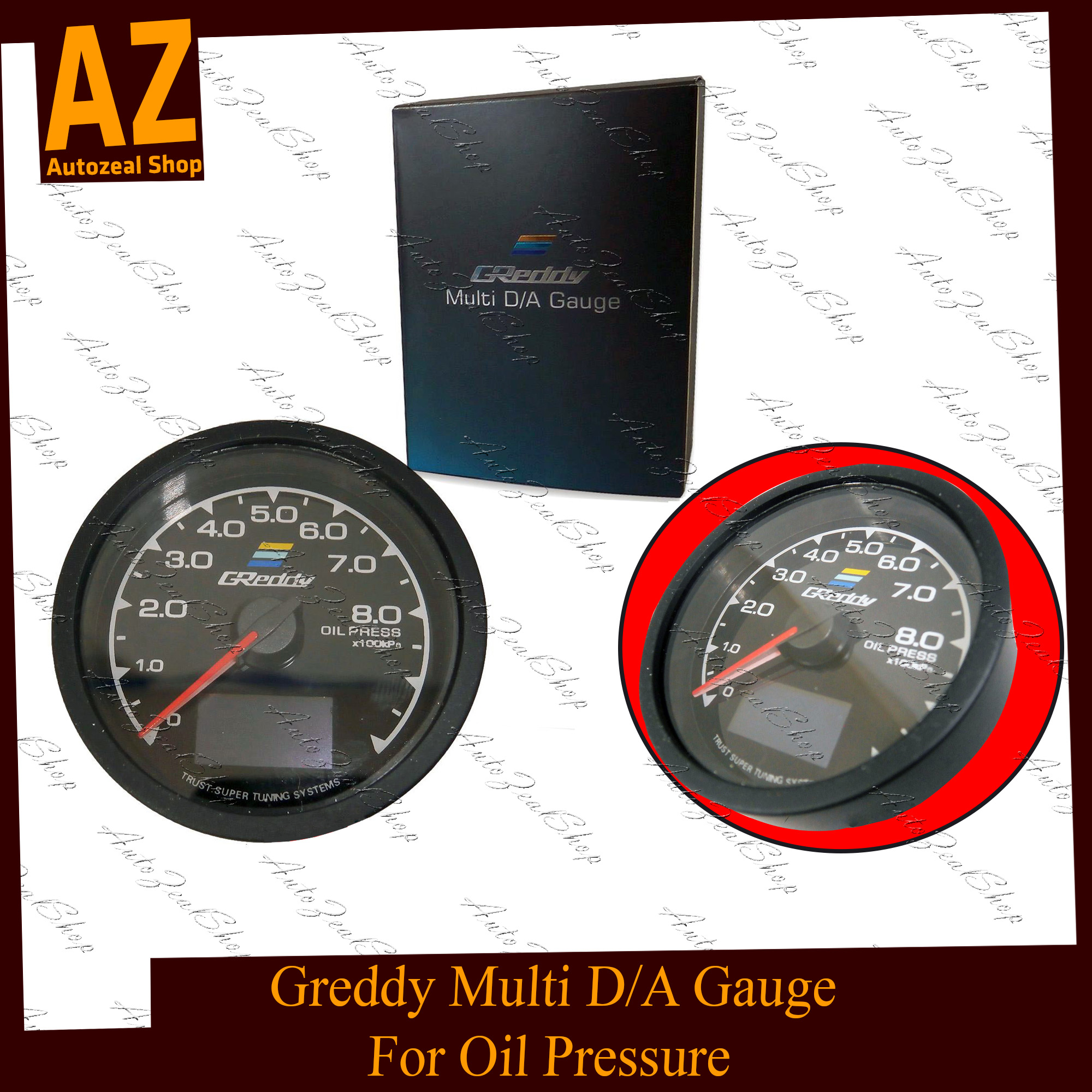 Greddy Multi D/A Gauge for Oil Pressure (with LCD Display) | Lazada PH