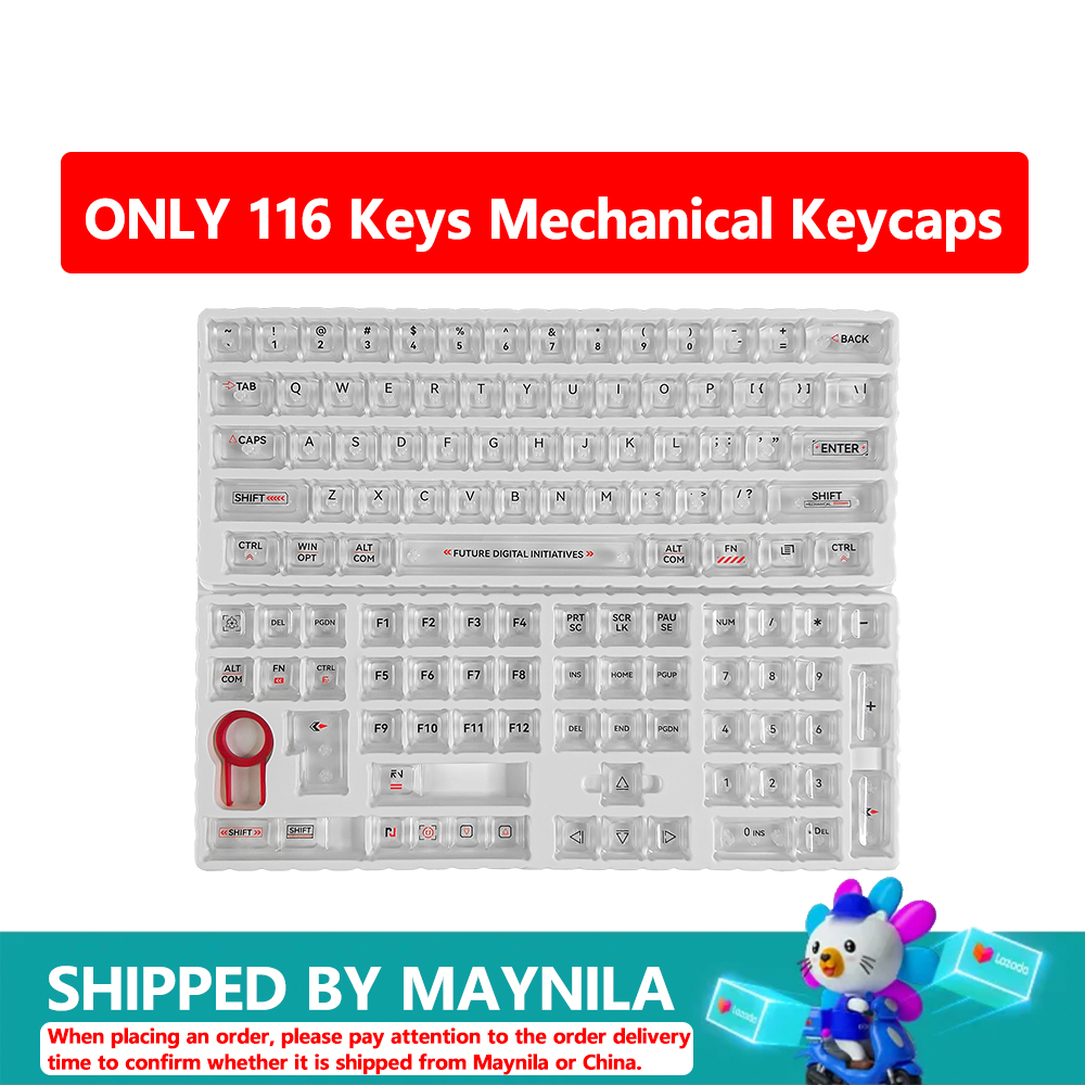 【DELIVER IN 3 DAYS】 ZIFRIEND 116 Keys Flashback Keycap MDA Height PC ...