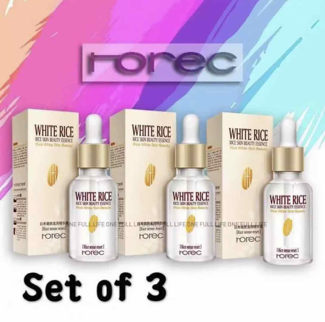 (15ml x 3 BOTTLES) Rorec White Rice Serum Shrink Pores | Lazada PH