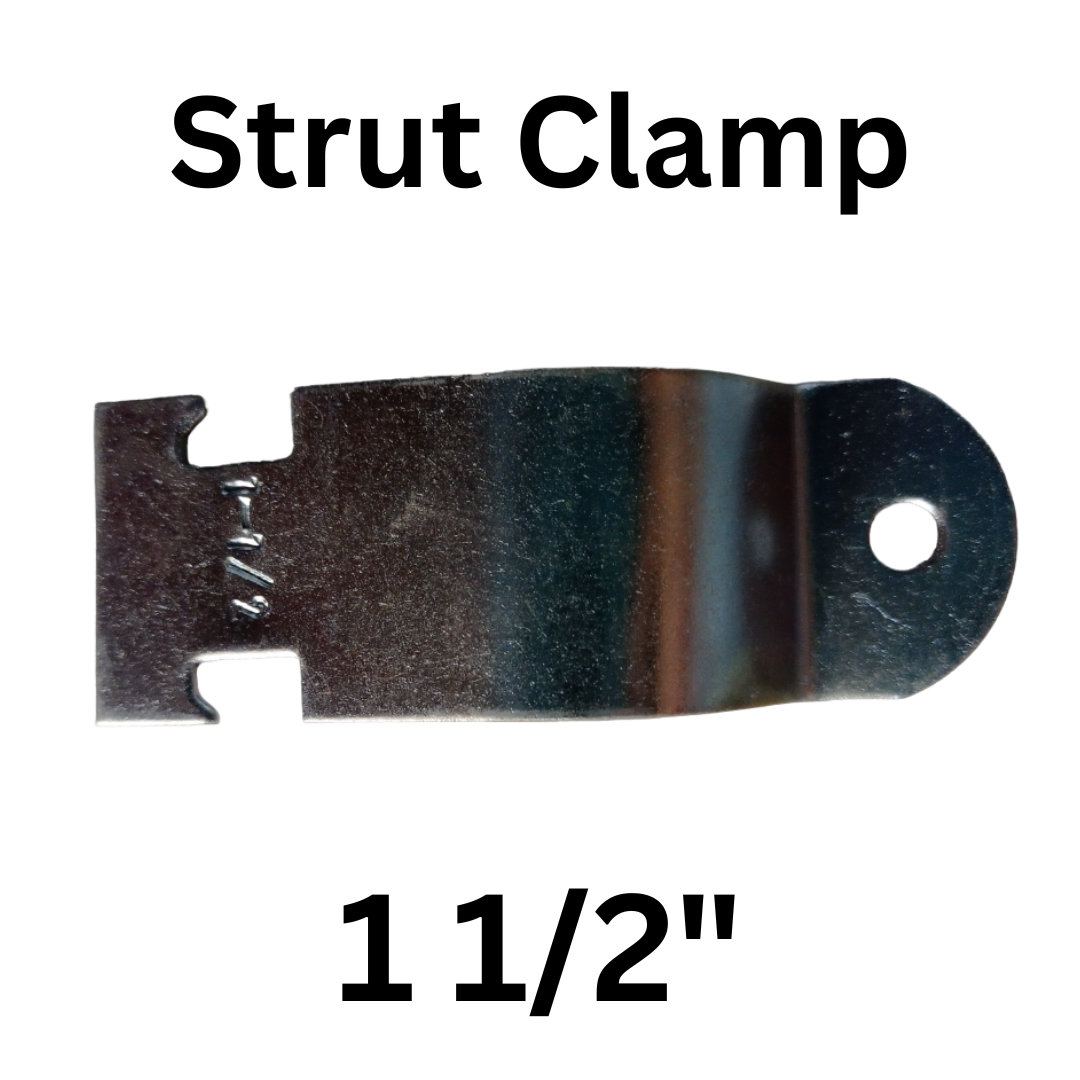 1PAIR GI Unistrut Clamp 1/2 | 3/4 | 1 | 1-1/4 |1-1/2 | 2 | 2-1/2 | 3 GI ...