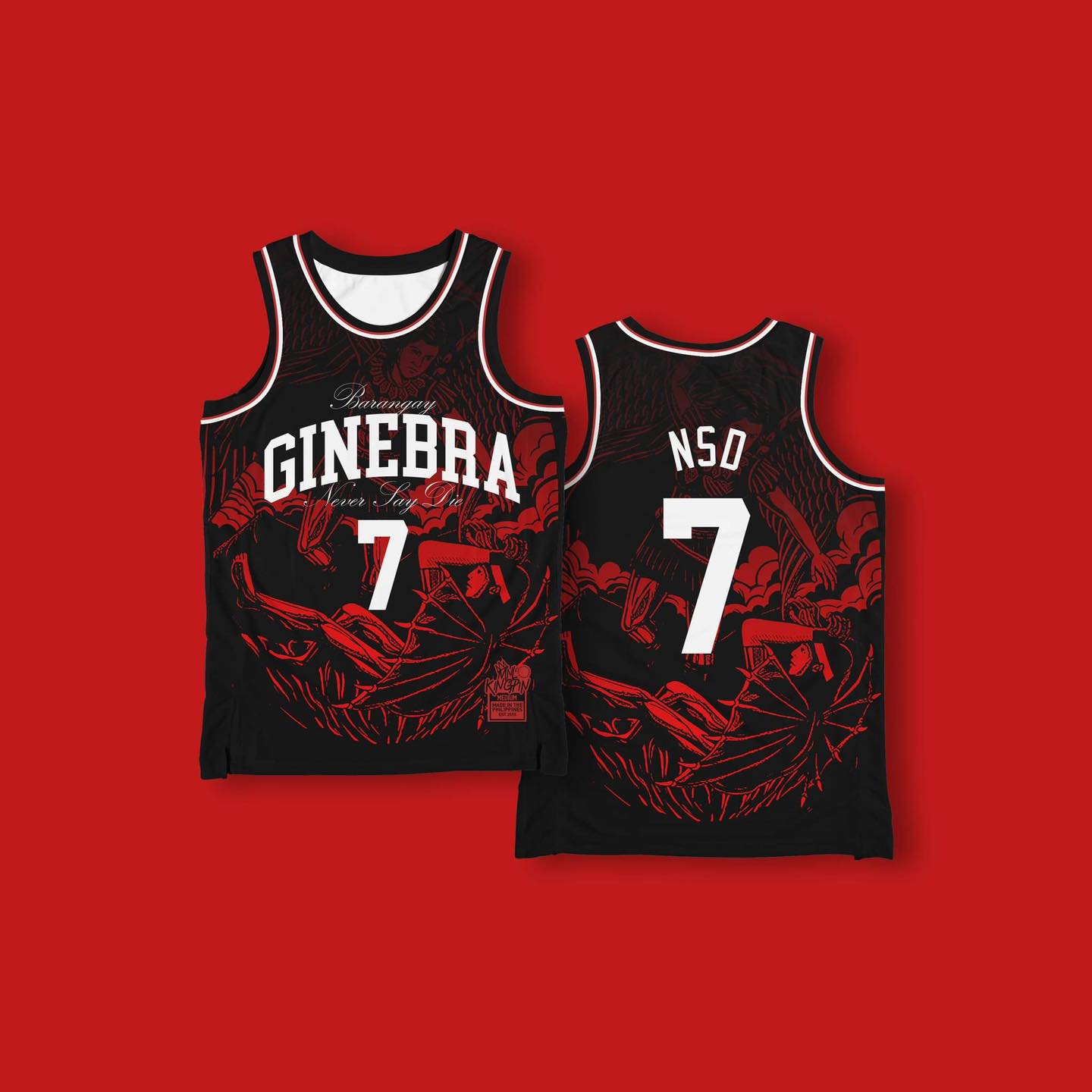 Ginebra Never Say Die Fan Jersey | Lazada PH