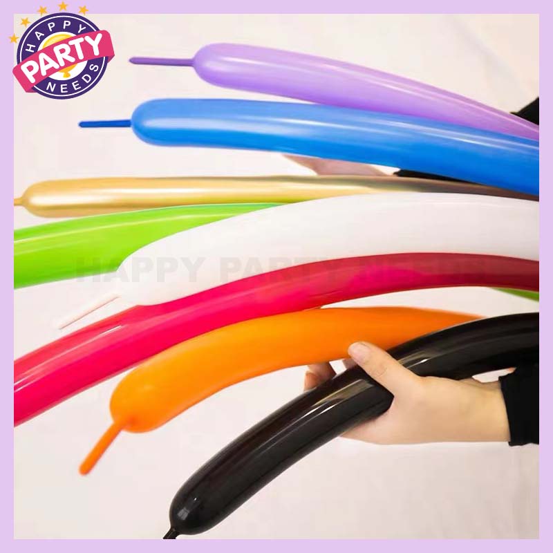 50PCS Long Balloons Twisting Balloon Size 260Q For Decoration Happy ...