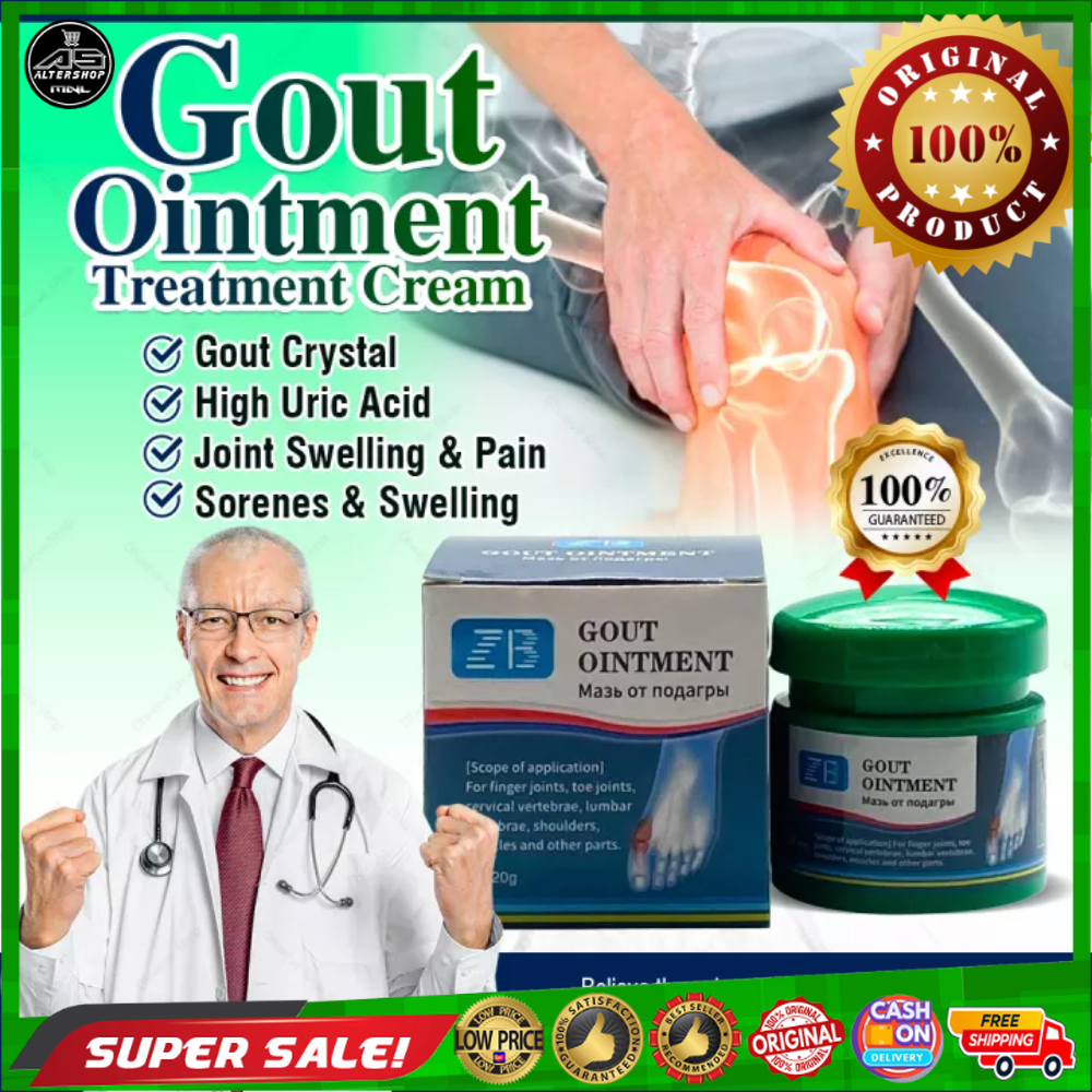 GOUT OINTMENT TREATMENT CREAM NATURAL HERBAL MEDICINE ARTHRITIS RAYUMA ...