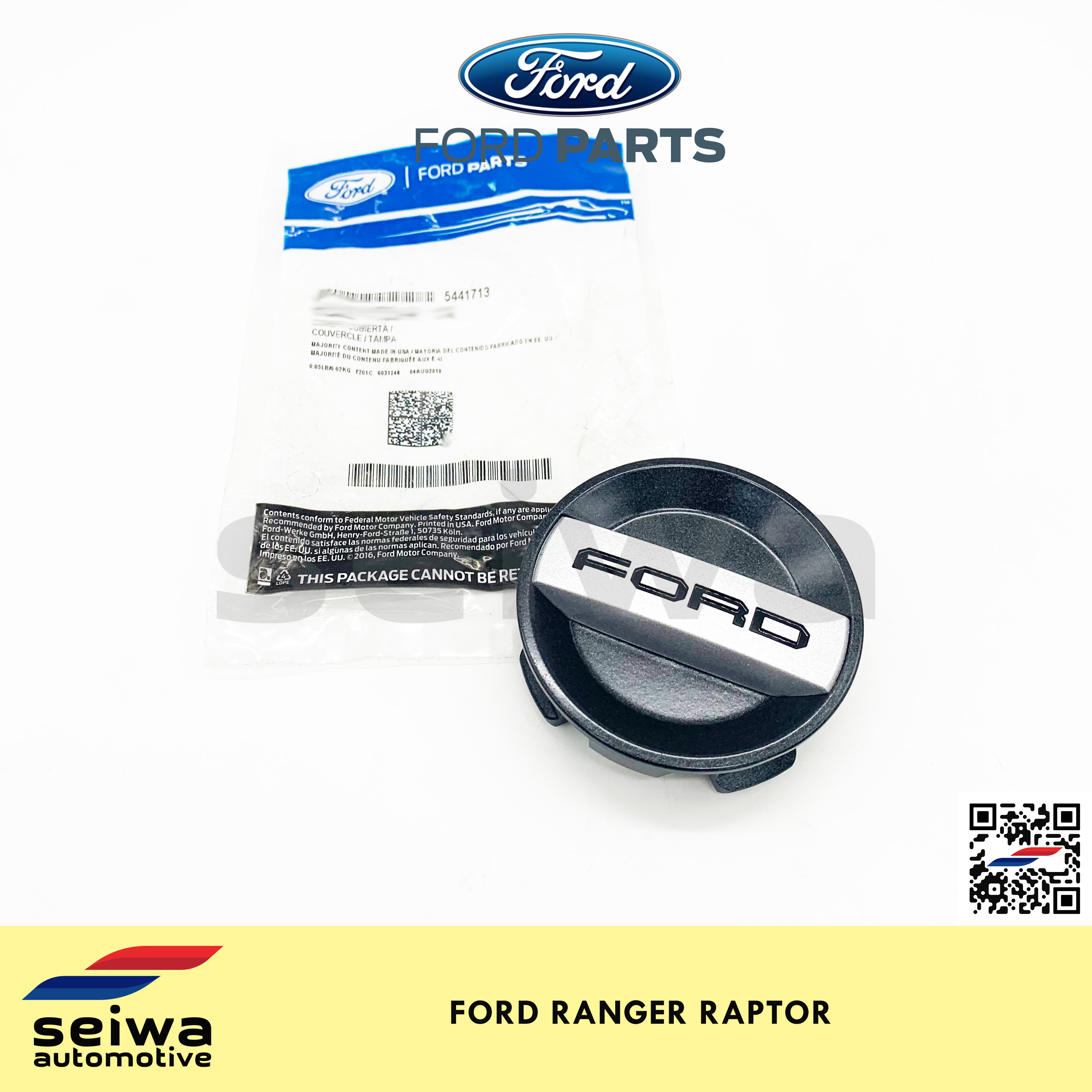 Ford Ranger Raptor Wheel Cap (1 PIECE) - Genuine Ford Auto Parts ...
