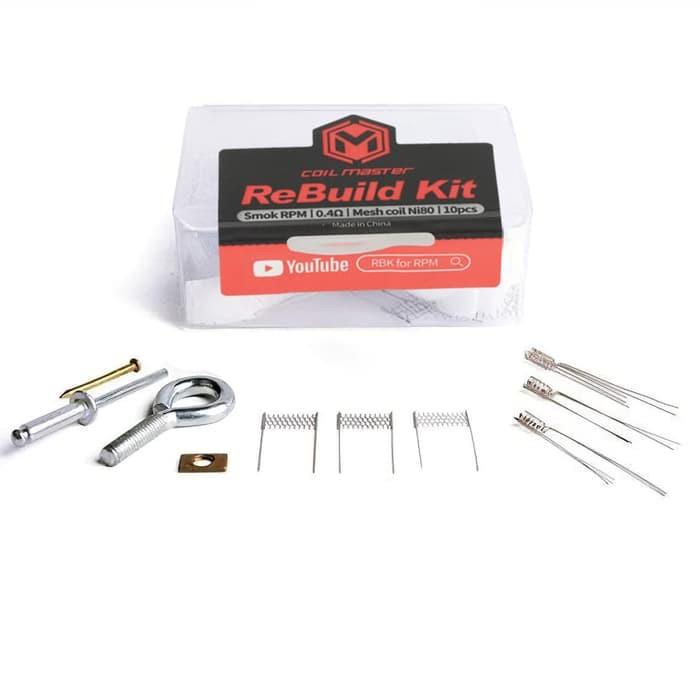 Coil Master RBK Rebuild Kit for SMOK RPM 0.6 ohm Triple Coil Ni80 ...