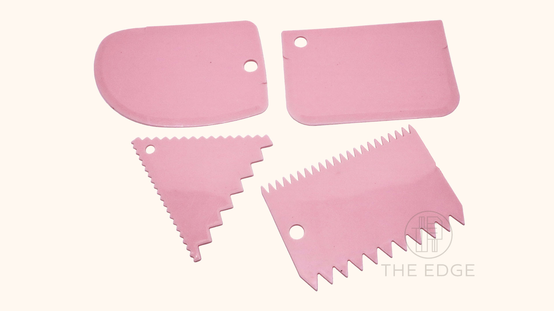 Cake Scraper - Patterned Edge - 4's | Lazada PH