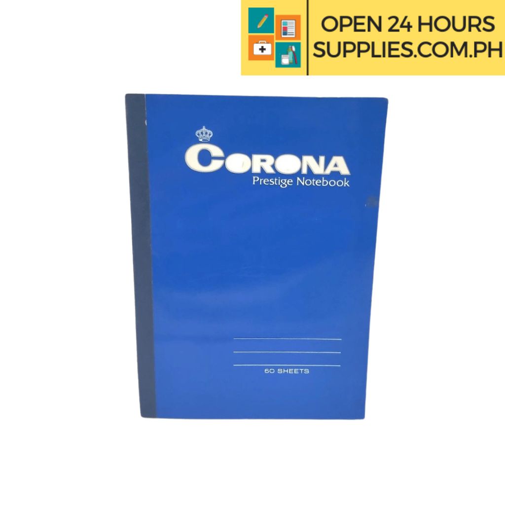 Corona Prestige Notebook 127 x 178 mm - Blue padded notebook corona ...