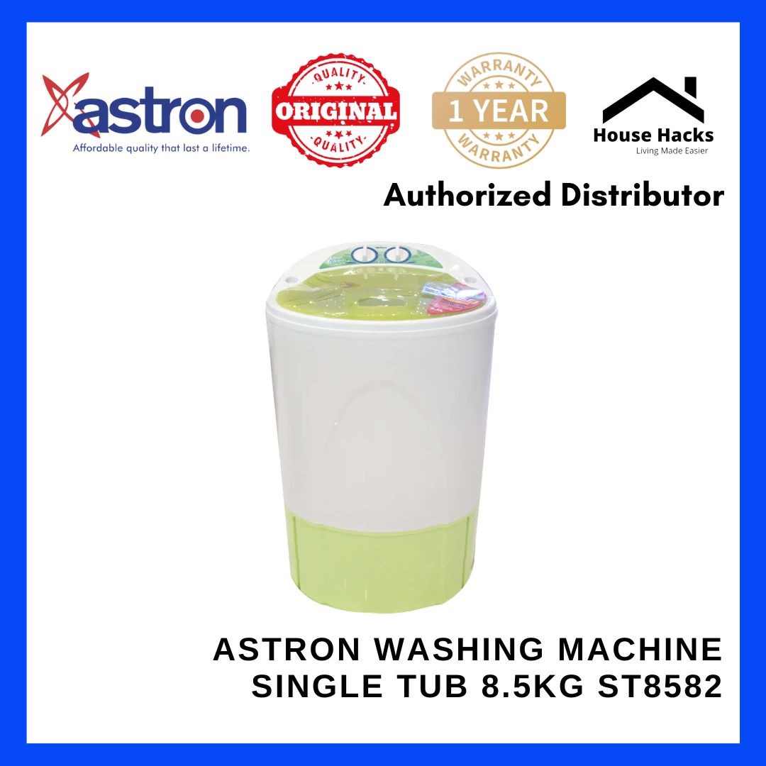Astron Washing Machine Single Tub 8.5Kg ST8582 (House Hacks) | Lazada PH