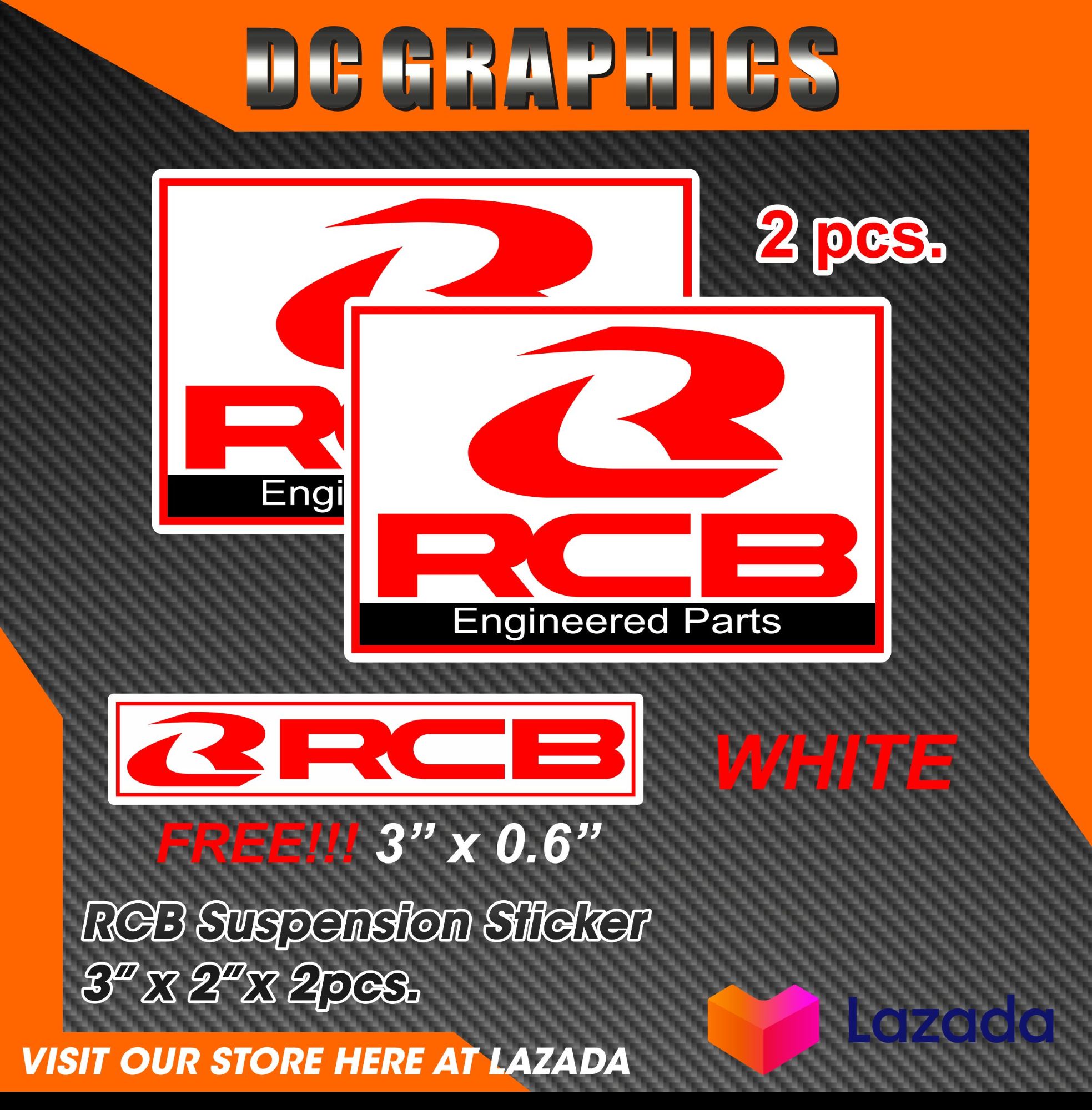 RACING BOY RCB SUSPENSION STICKER | Lazada PH
