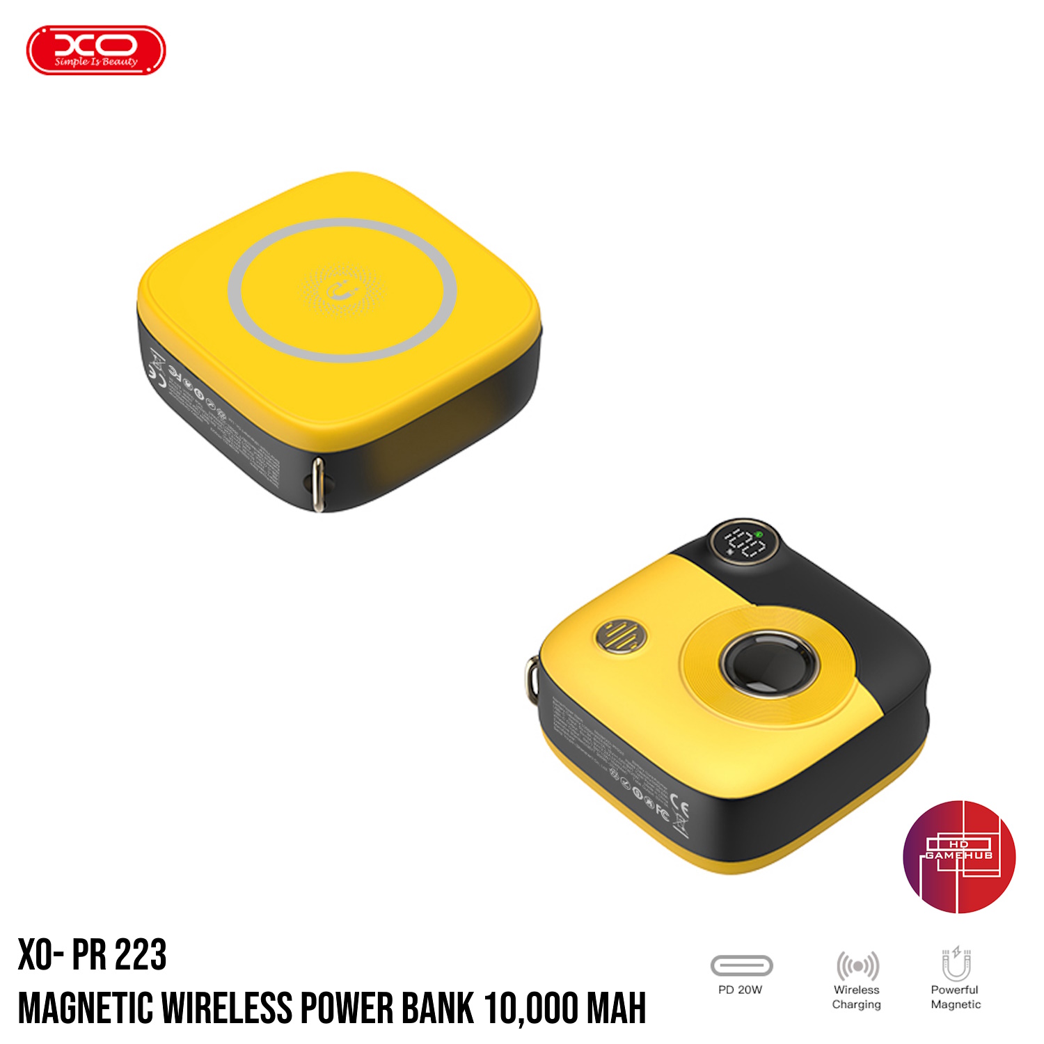 XO 15w Wireless Magnetic MagSafe PowerBank 10,000 mAH (XO- PR 223 ...
