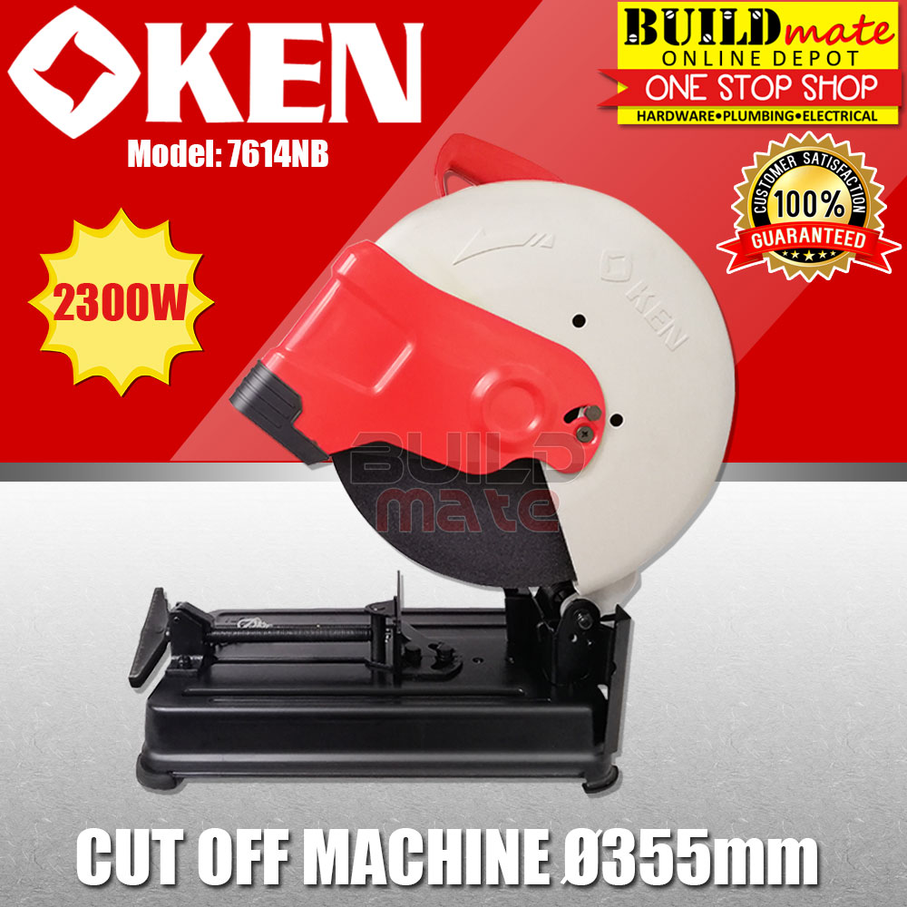 KEN Chop Saw Cut Off Machine 355mm 2300W 7614NB - BUILDMATE - | Lazada PH
