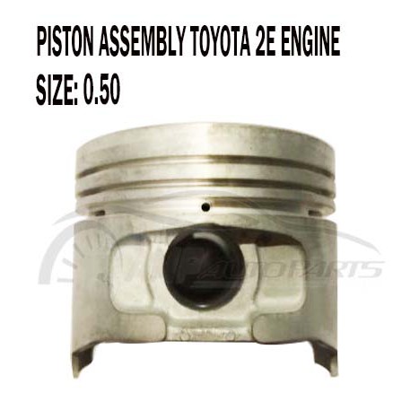PISTON ASSEMBLY FOR TOYOTA 2E ENGINE (0.50) | Lazada PH