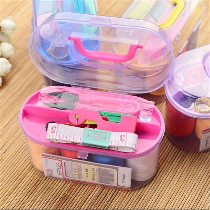 Motors Sewing Kit Tool Storage Box Needle Thread Scissor Organizer ...