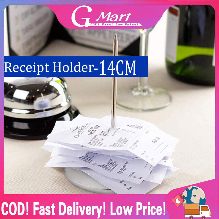 【Receipt Holder Needle-14CM】Receipt Holder Safe Memo Holder Bil Storage ...
