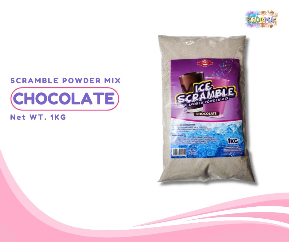 CHOCOLATE Scramble Powder Mix 1kg | Lazada PH