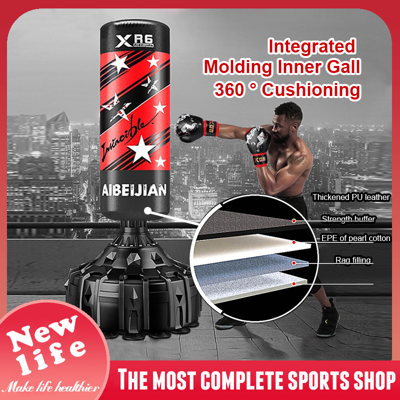 Boxing Sandbag Sanda Vertical Household Adult Sandbag tumbler Children ...