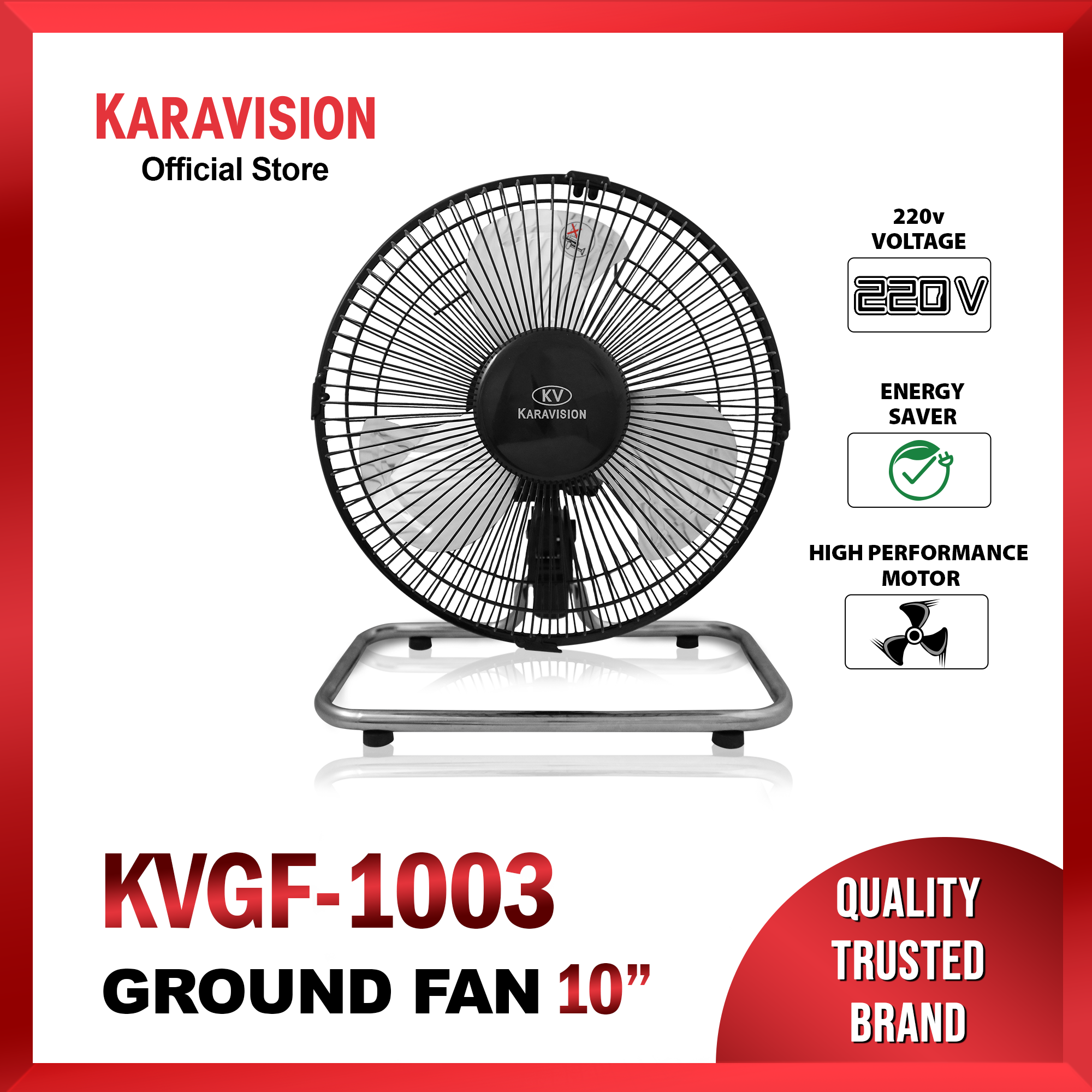 Karavision Ground Fan 10" | Lazada PH