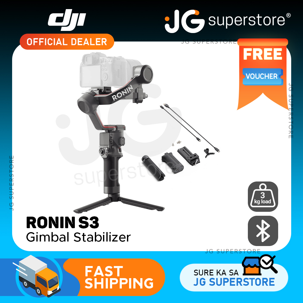 DJI Ronin RS 3 3-Axis Gimbal Stabilizer with OLED Touchscreen 3kg ...