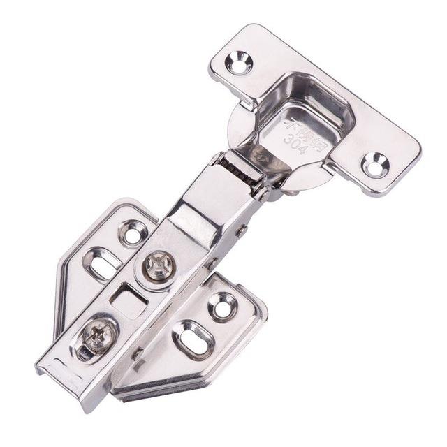 Stainless Steel Cabinet Door Hinge Repair Plate Fixed Plate Cabinet ...