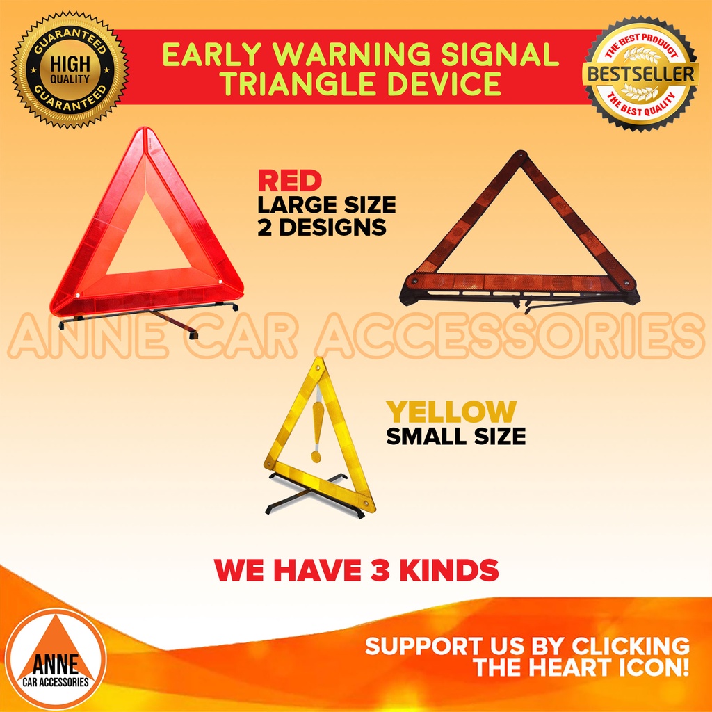EWD EWS Early Warning Device Reflective Triangle Signage High Degree in ...