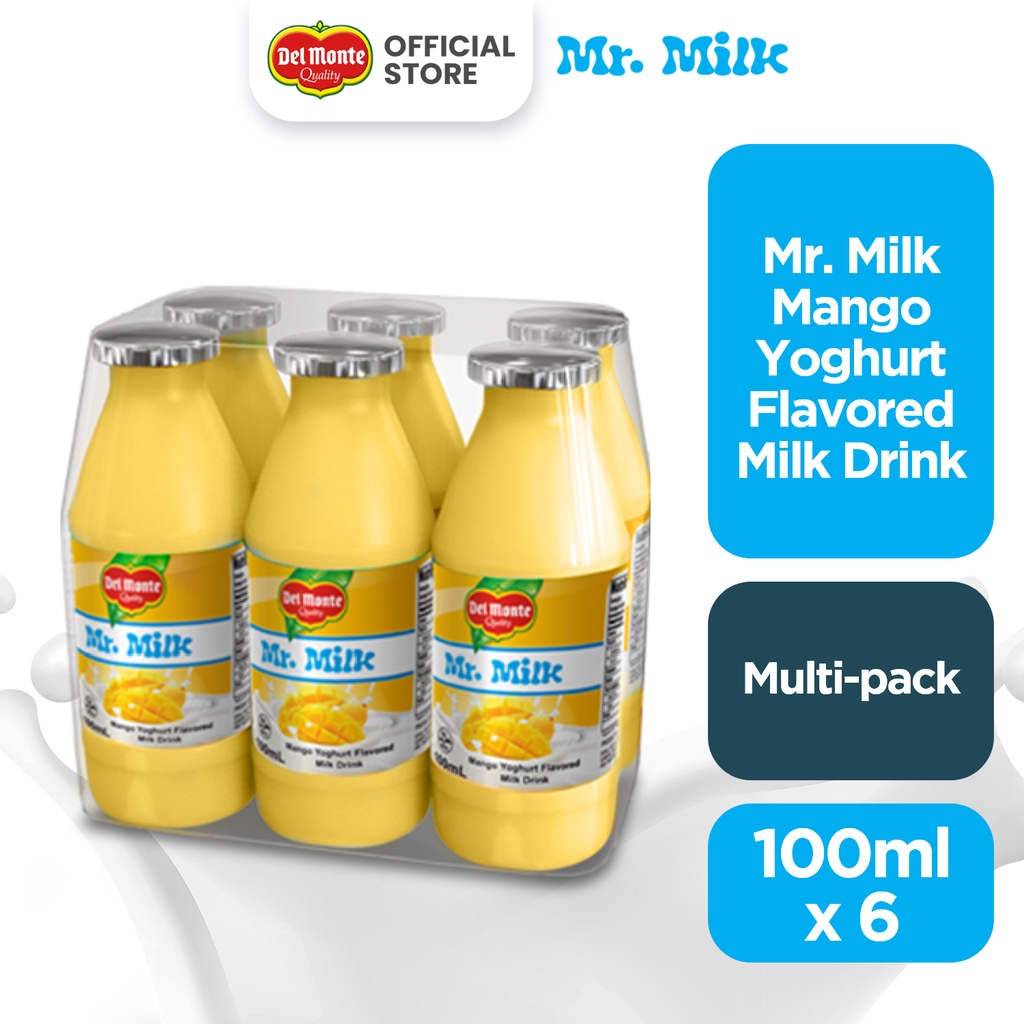 DEL MONTE MR. MILK Mango Yoghurt Flavored Milk Drink that Kids Love ...