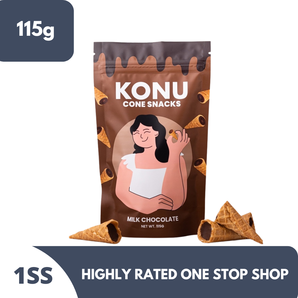 Konu Cone Snacks Milk Chocolate 115g | Lazada PH