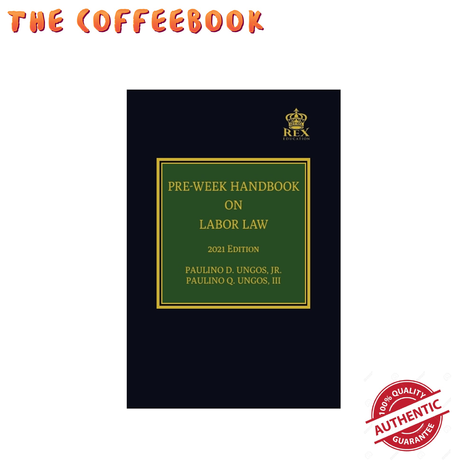 Pre-week Handbook on Labor Law by Ungos| 2021 Edition | Lazada PH
