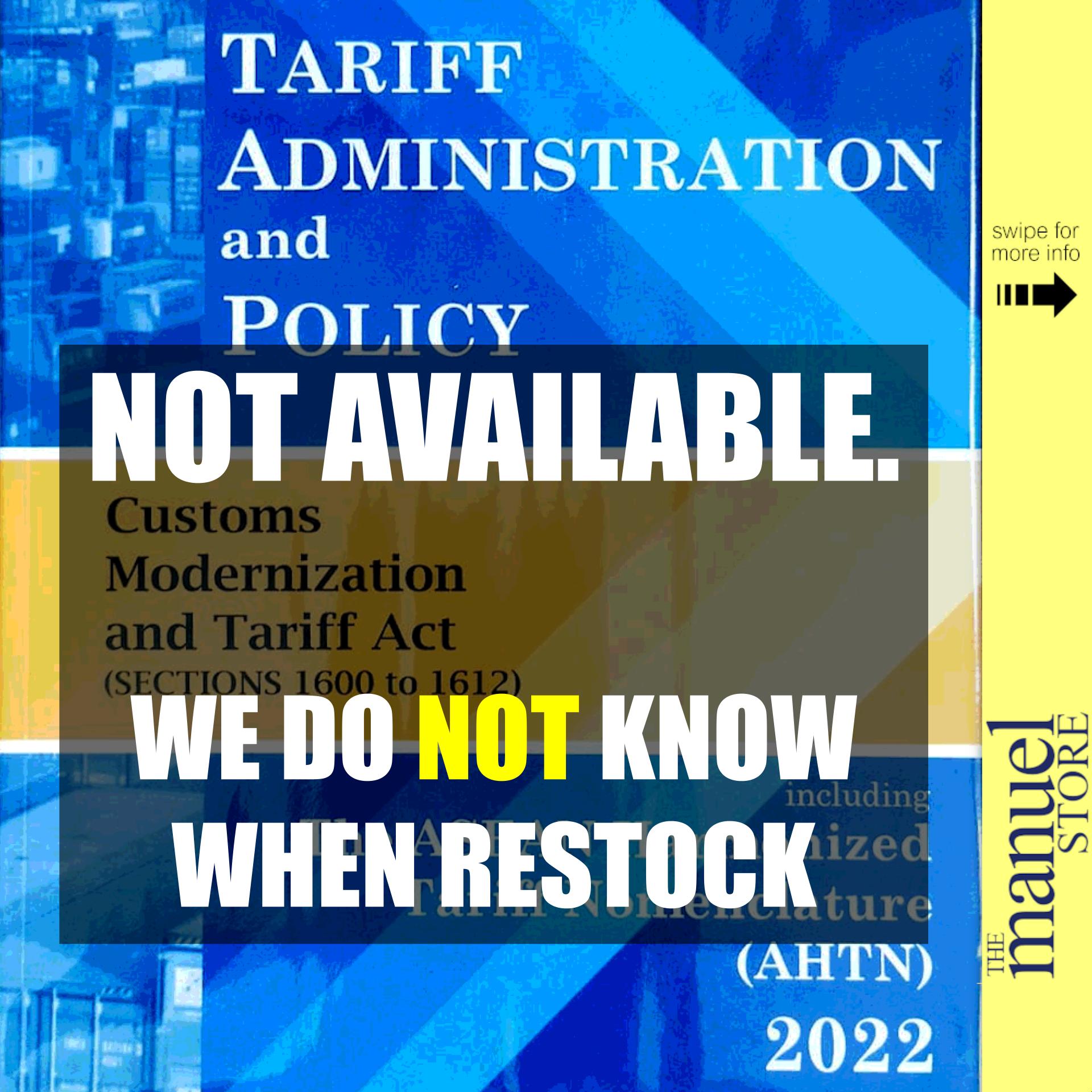 AHTN 2022 Tariff Administration And Policy ASEAN Harmonized Tariff