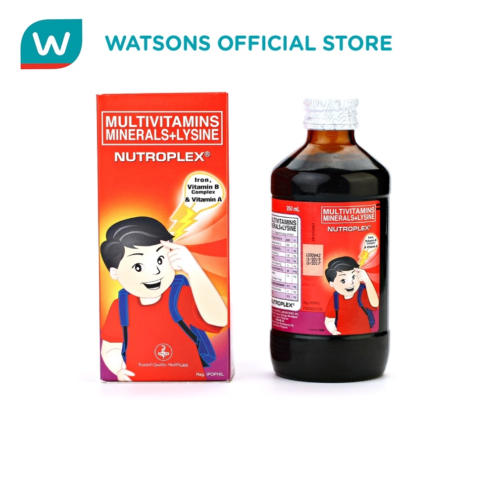 NUTROPLEX With Iron Lysine Syrup 250ml | Lazada PH