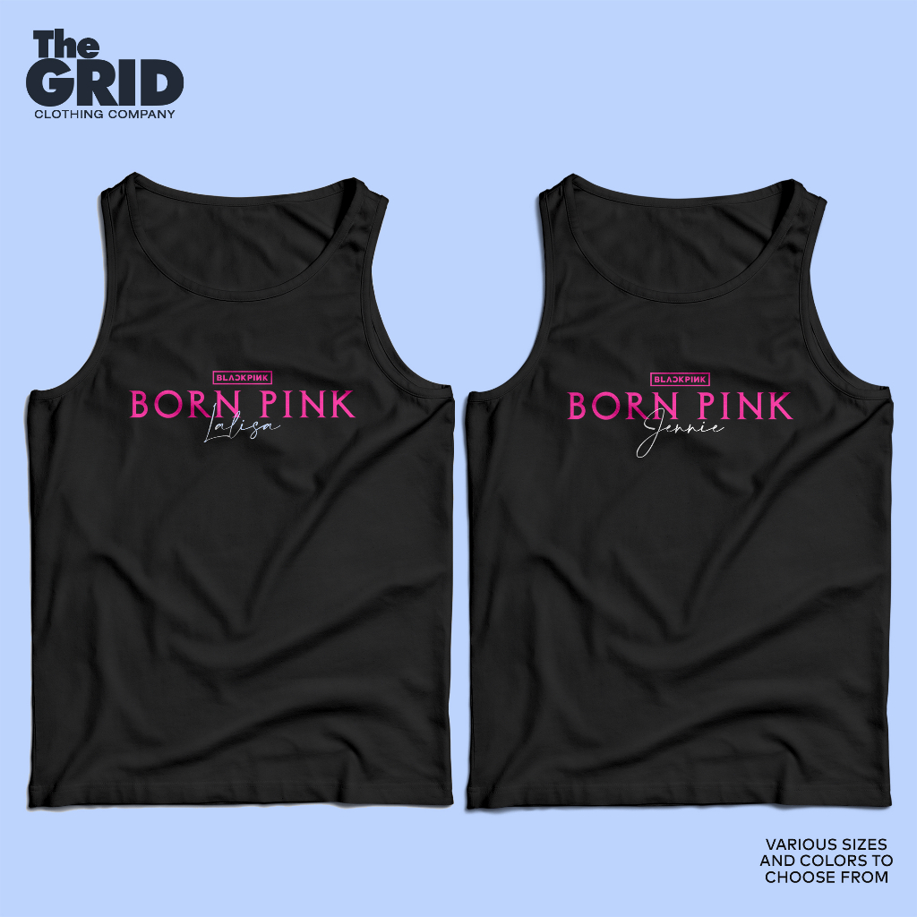 Blackpink Members Born Pink Sando Tank Top Singlet Design Available In ...