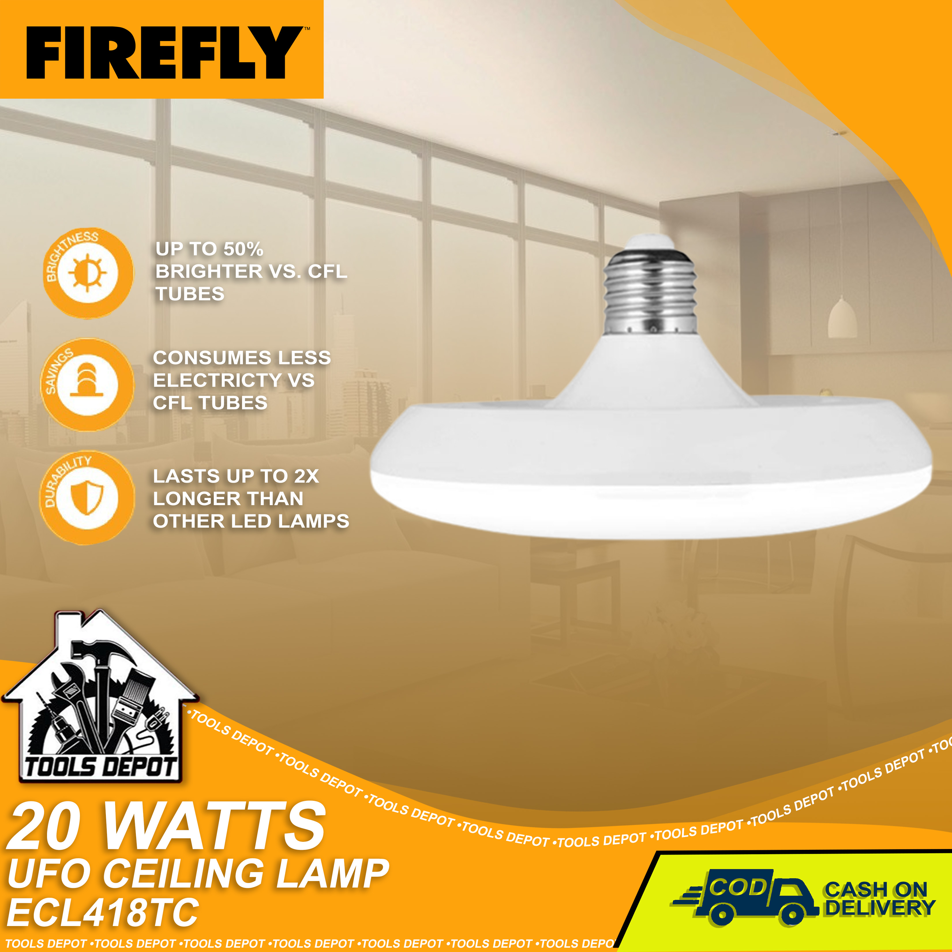 FIREFLY BASIC SERIES UFO CEILING LIGHTS DAYLIGHT/TR-COLOR/WARM WHITE ...