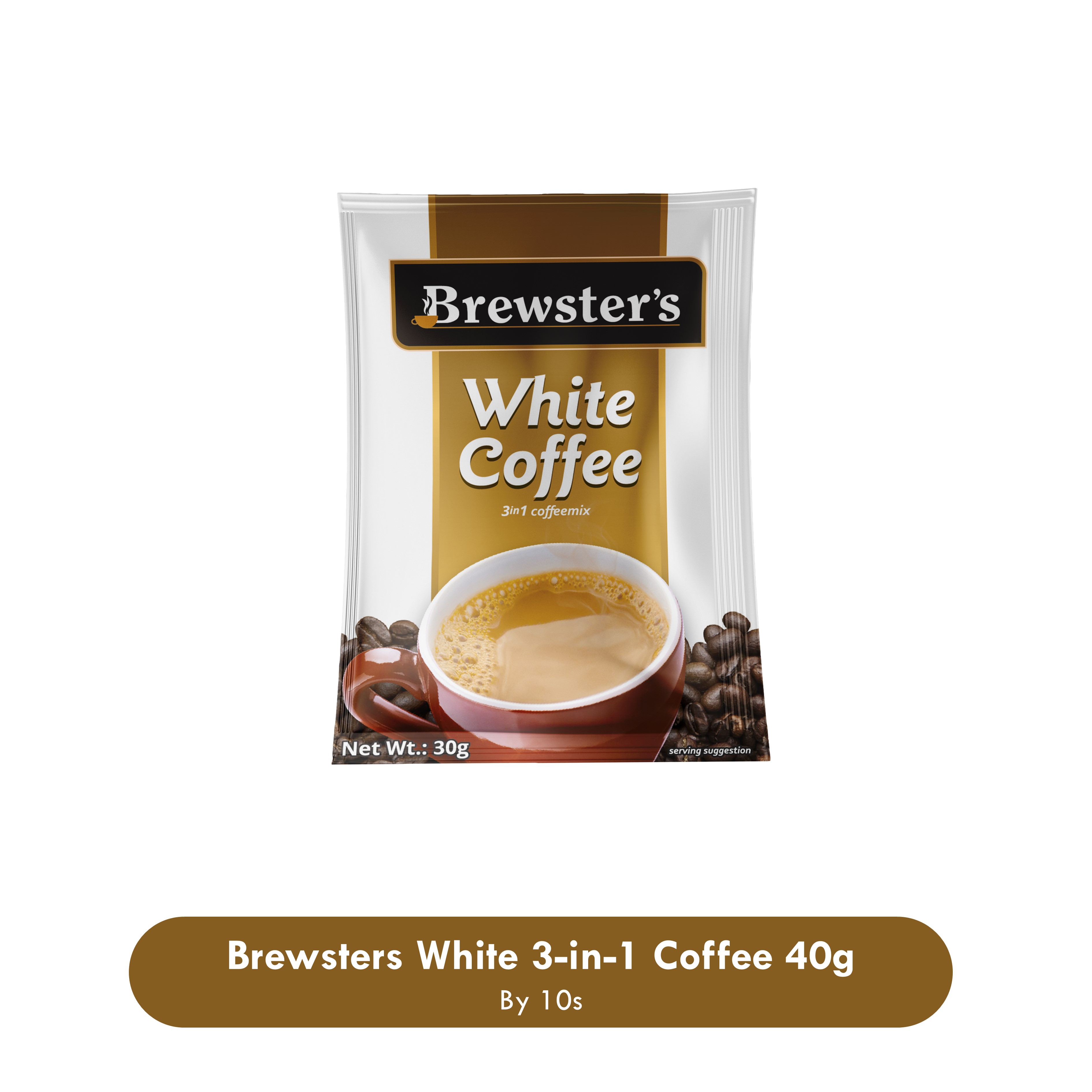 Brewsters White Coffee 25g x 10s | Lazada PH