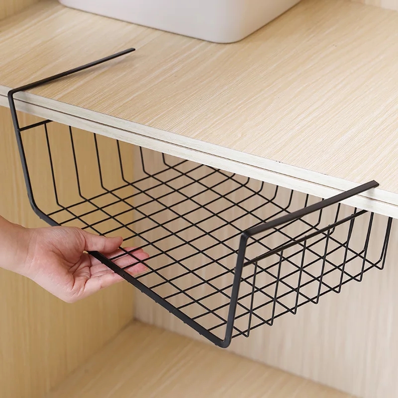 STVN Home Office Desk Wire Organizer Under Table Storage Rack Cable ...