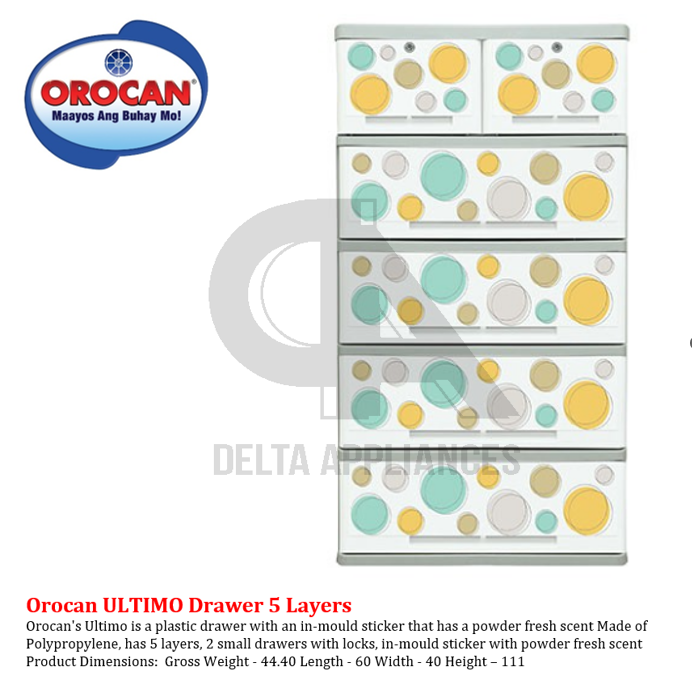 Orocan ULTIMO Drawer 5 Layers | Lazada PH