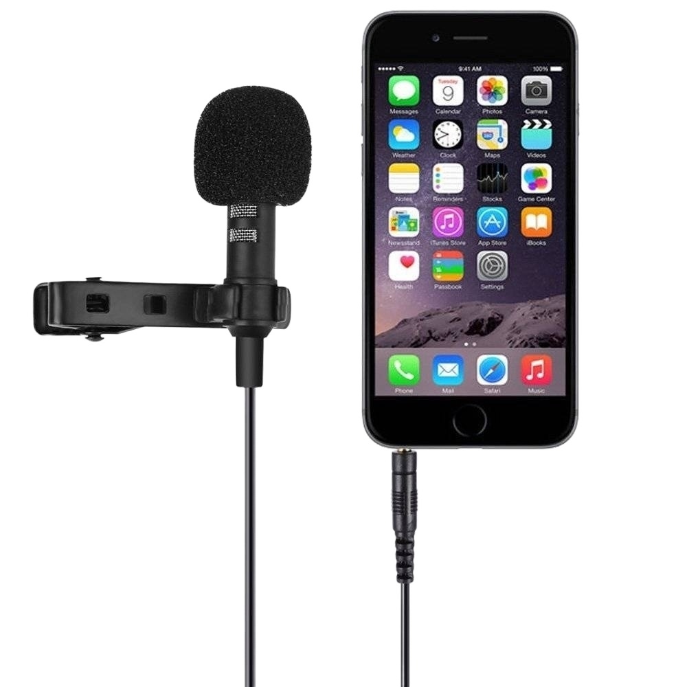 Mini Lavalier Lapel Microphone Omnidirectional Mic With Clip On System ...