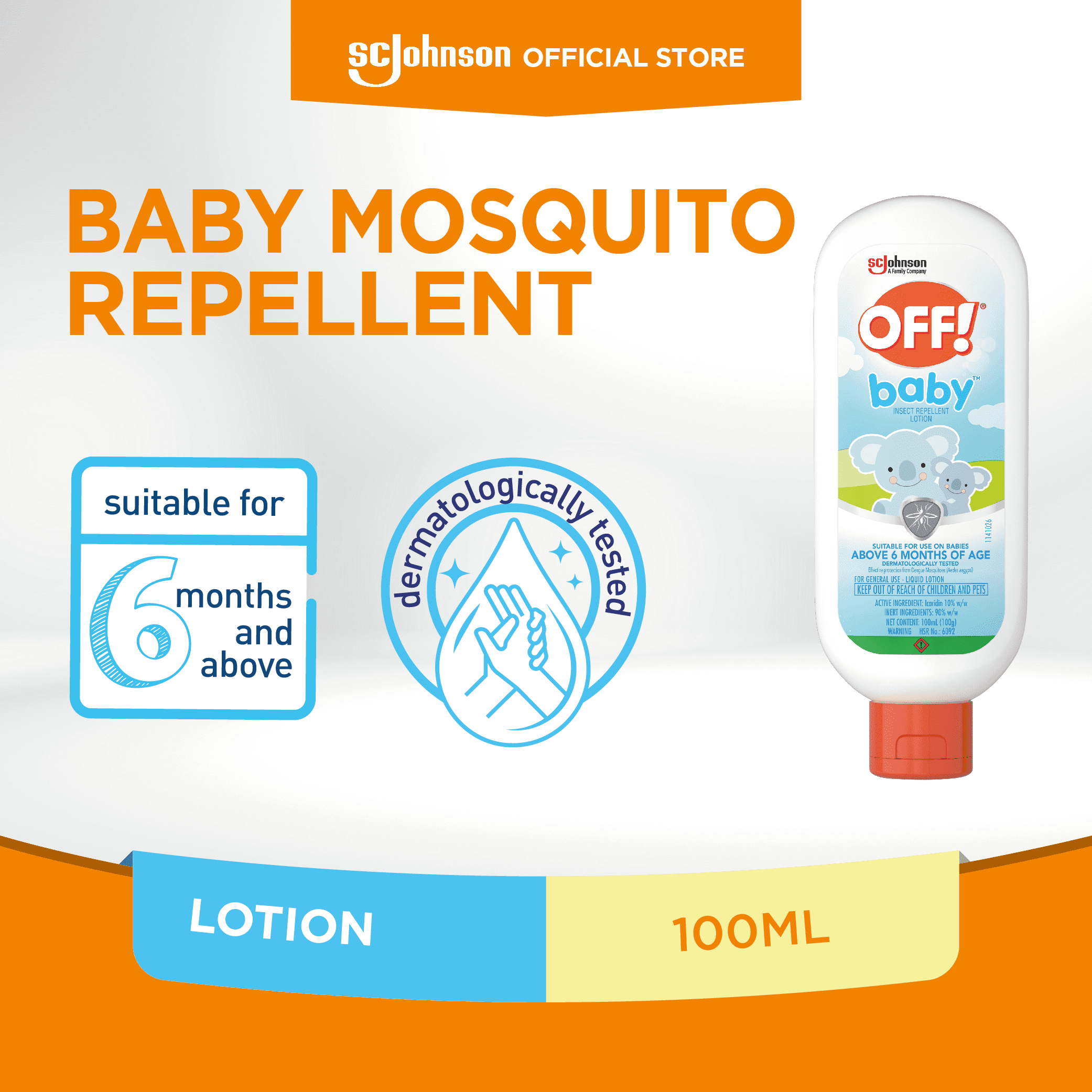 OFF! Mosquito Repellent Lotion - Baby 100ml | Lazada PH