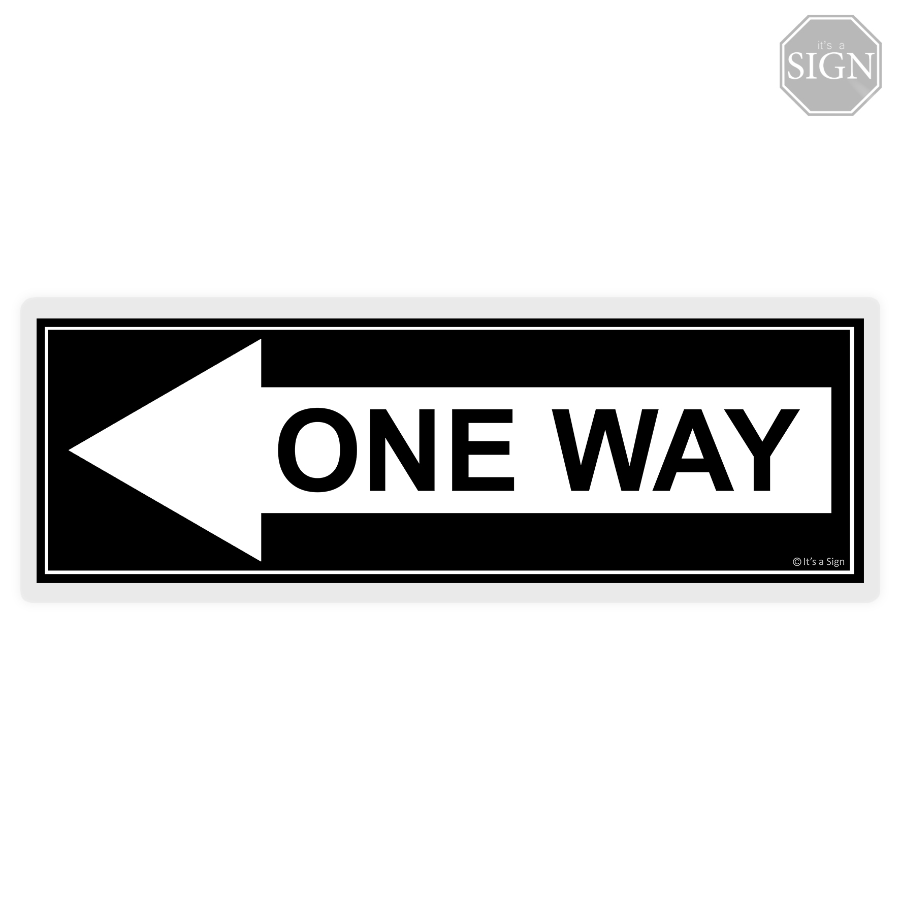 One Way Sign - Laminated Signage - 4 x 11 inches | Lazada PH