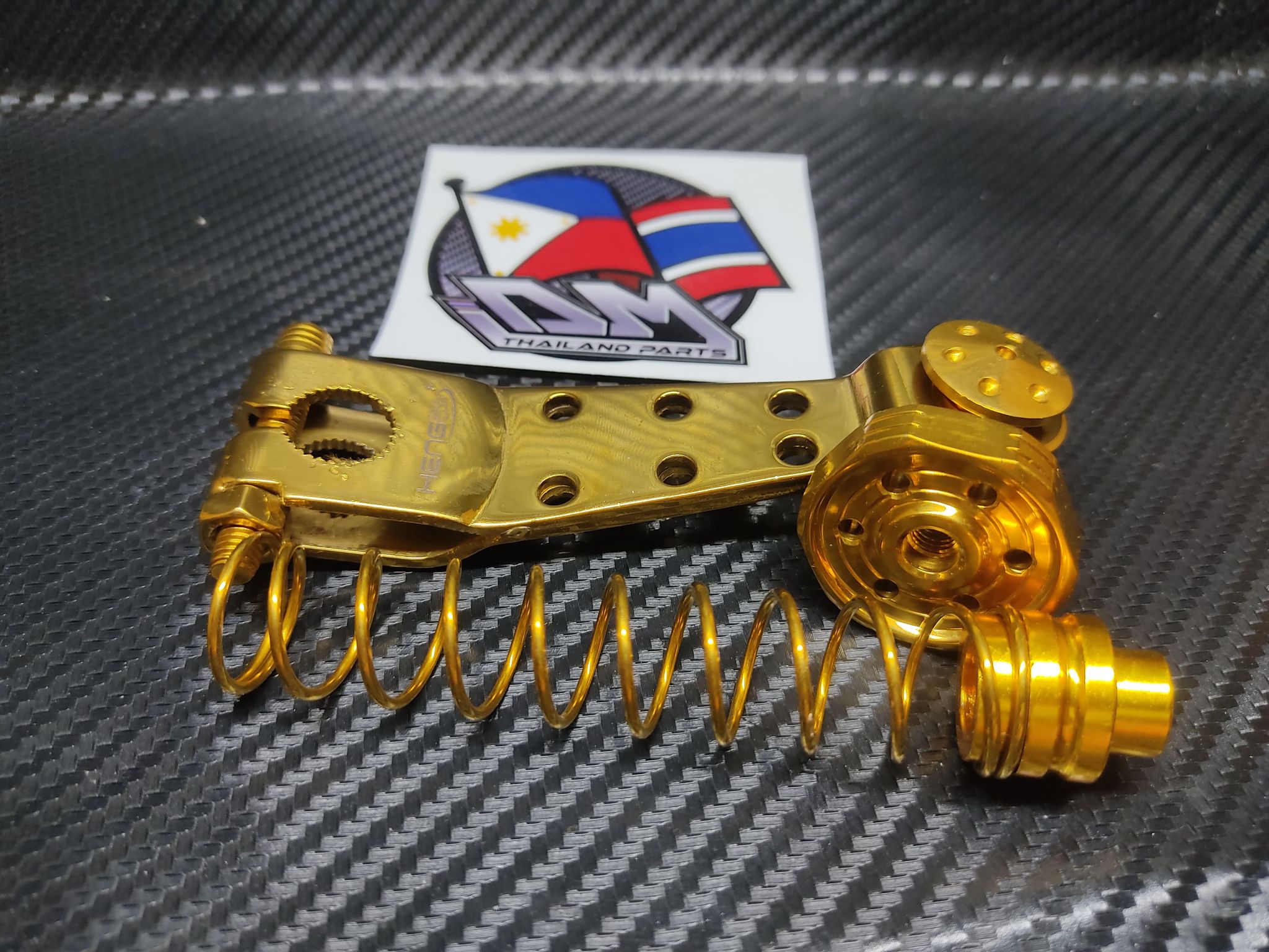 Original Heng Brake Arm set Gold (read details) -- All MIO/AEROX/Soulty ...