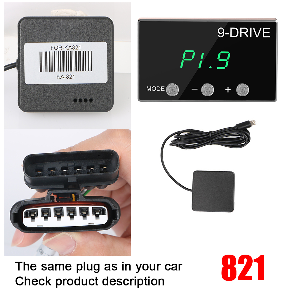 Car Throttle Controller 9 Drive 5 Modes Plug Play Pedal Booster Tuning ...
