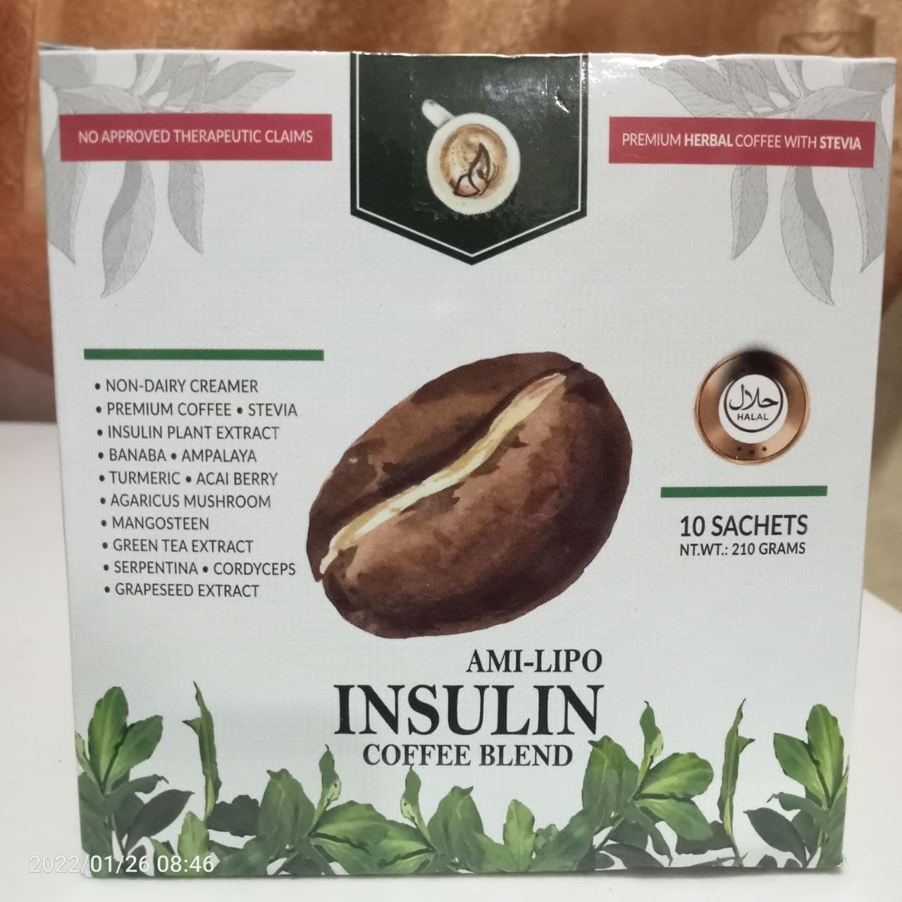 Insulin Coffee Blend (10 Sachets) Ami-Lipo Healthy Coffee | Lazada PH